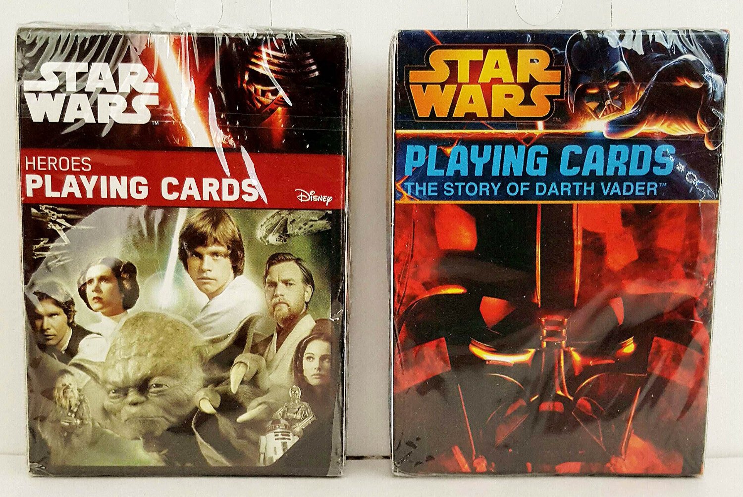 Star Wars Illustrated Playing Cards (Bundle Set of 2 Decks) Story of ...