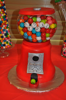 Katie's Cake Creations: Bubblegum Machine Cake!