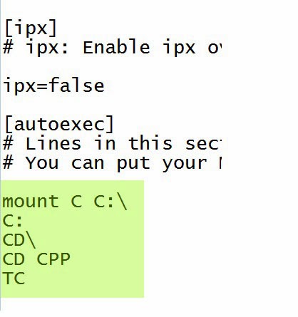 Learn Programming !: Using DOSBox to run TC on Windows 7 and Windows 8
