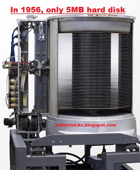 What is the different between first Hard Disk and Latest Hard disk