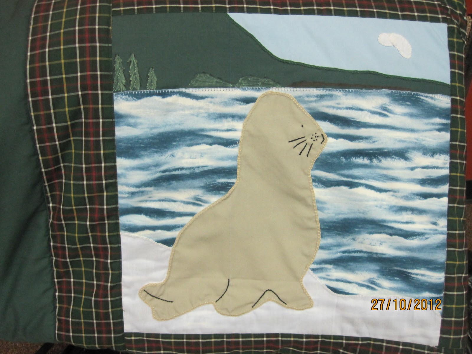 A year in rural New Found Land: Newfoundland quilt