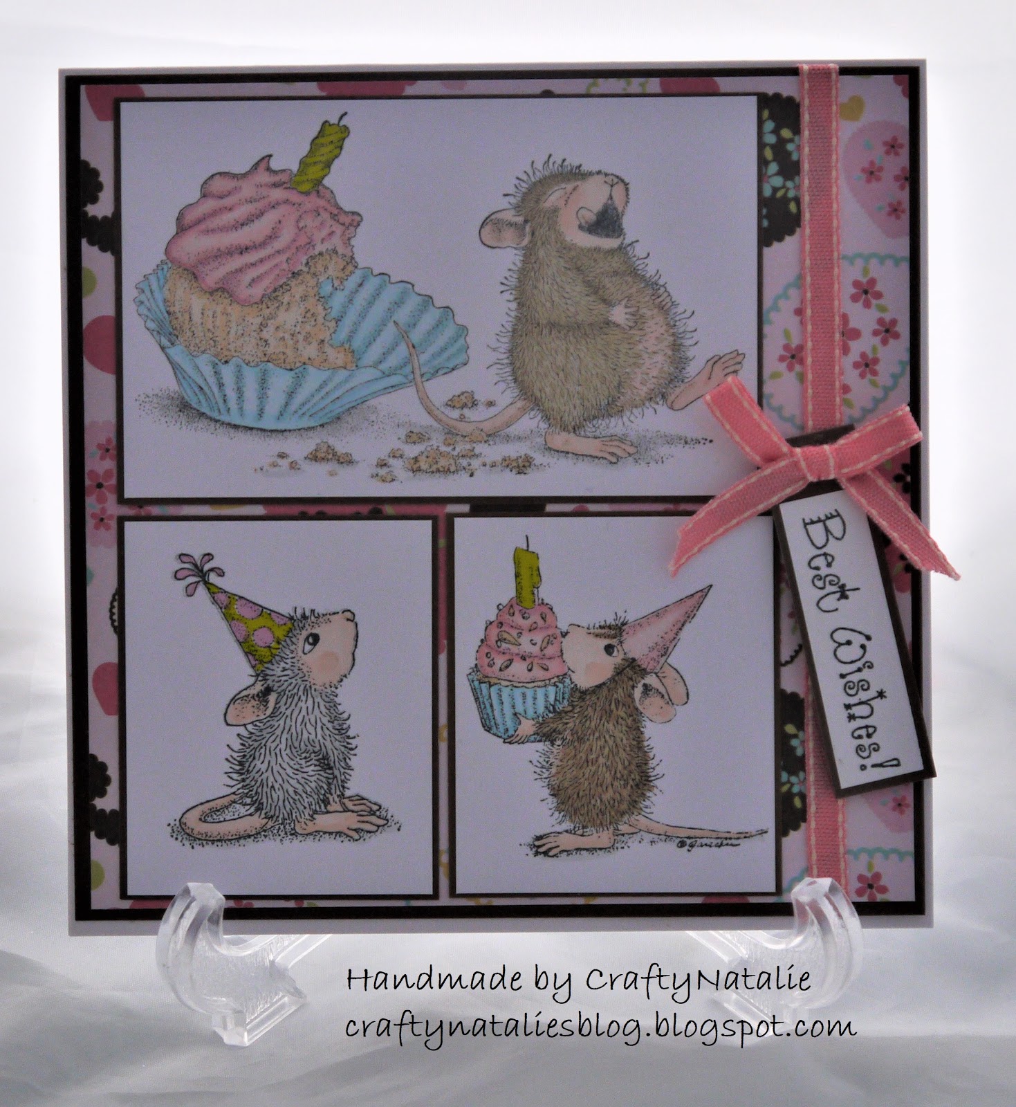 CraftyNatalie's Blog!: House Mouse Birthday Wishes