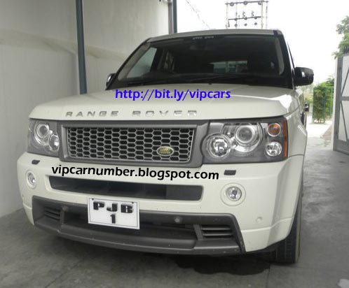 Vip Car Number - Love to be V.I.P: PJB 1