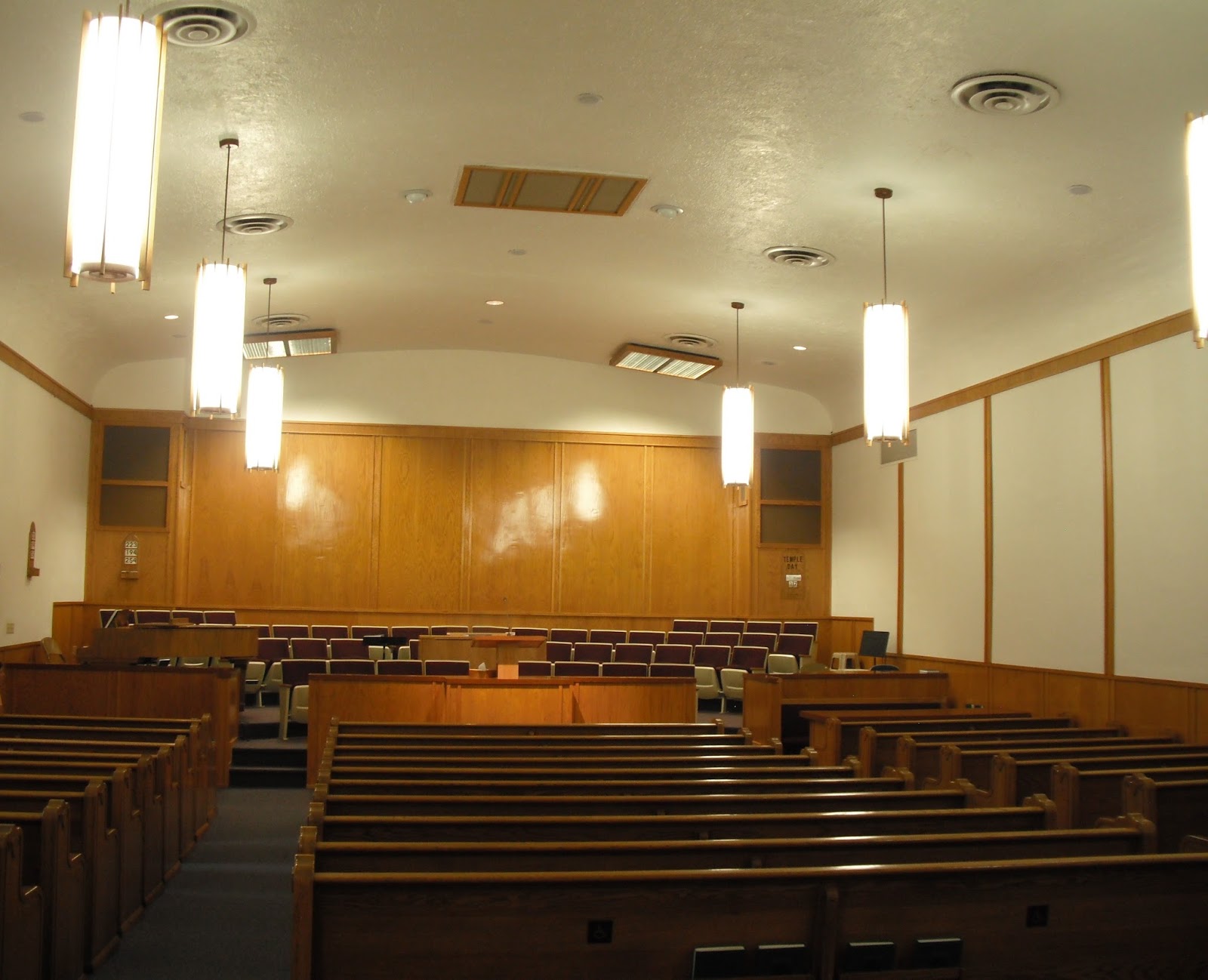Historic LDS Architecture: Logan Third Ward: Chapel Interior