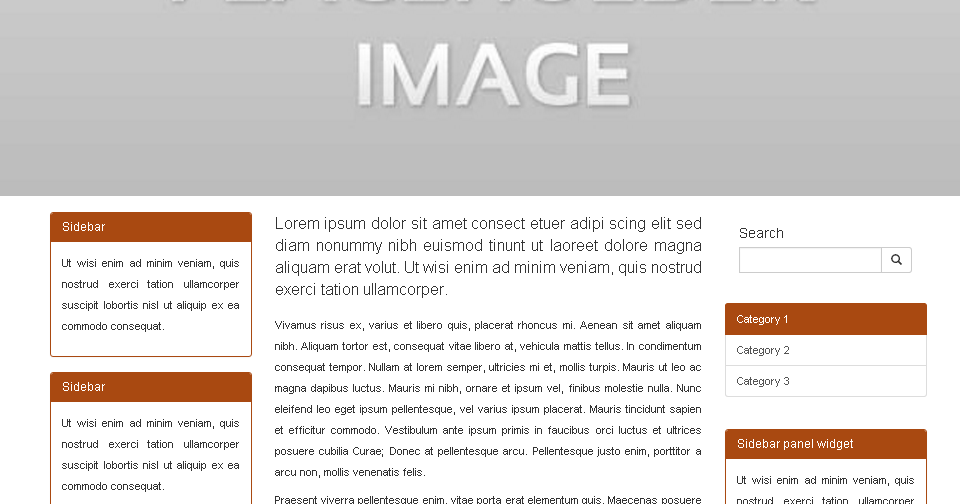Plain responsive layouts for website startup using bootstrap.