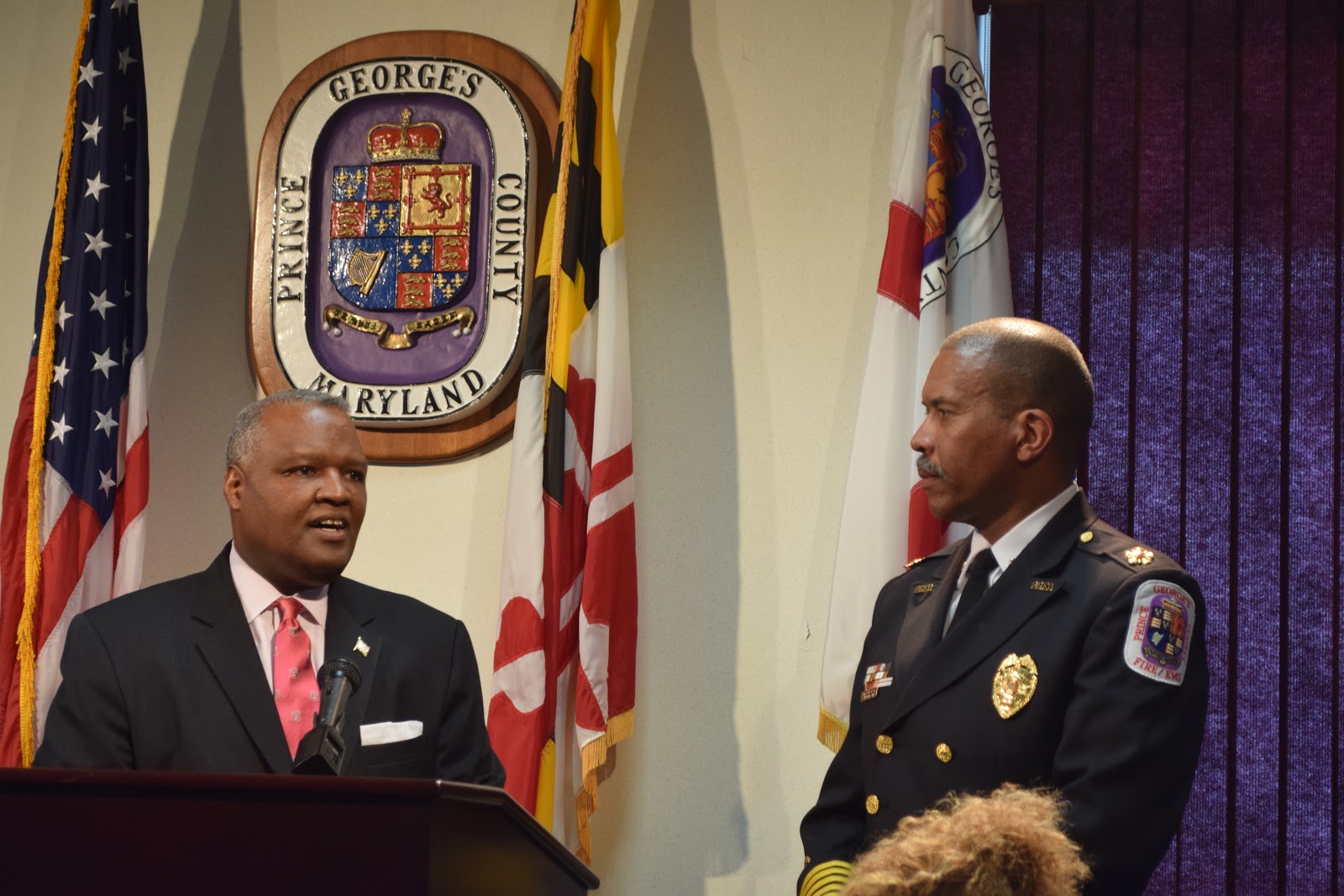 Benjamin M. Barksdale - PGFD 12th Fire Chief Confirmation and Oath