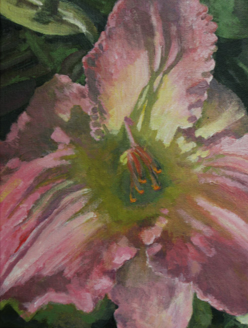 Art Thoughts with Judith Reidy: New Pink Lily Painted by Judith Reidy