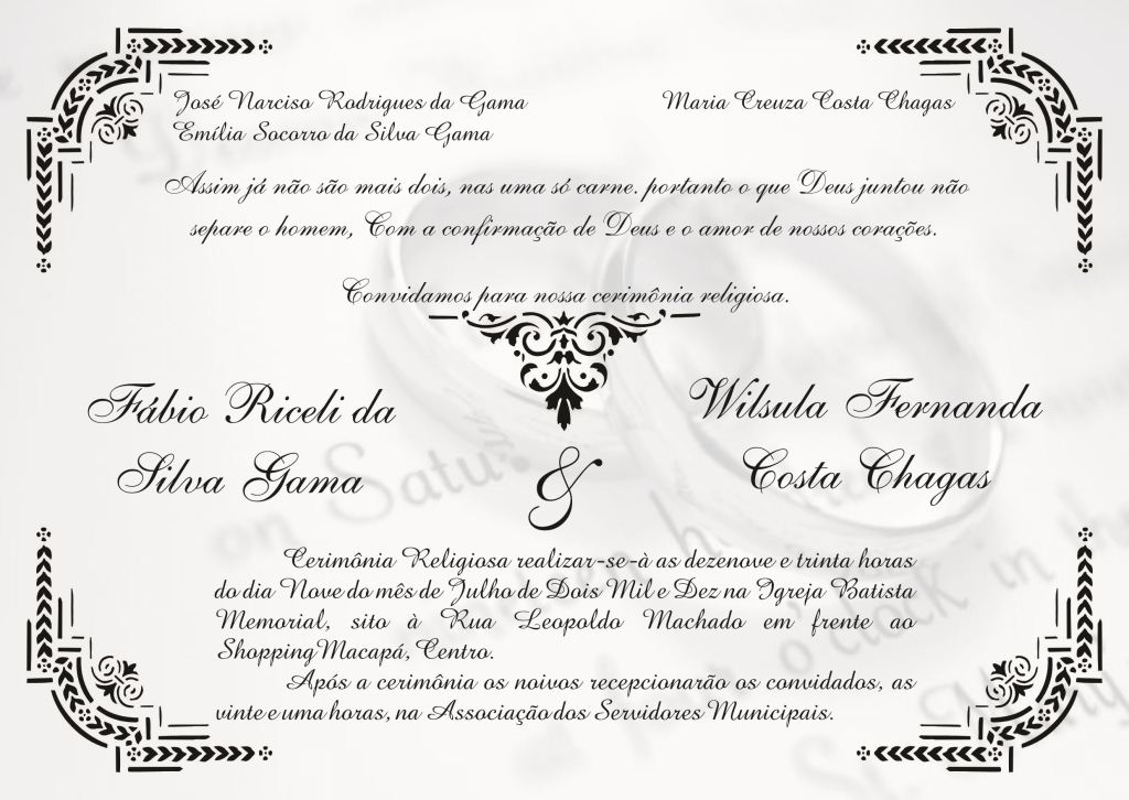 10 modelos de convites para casamento