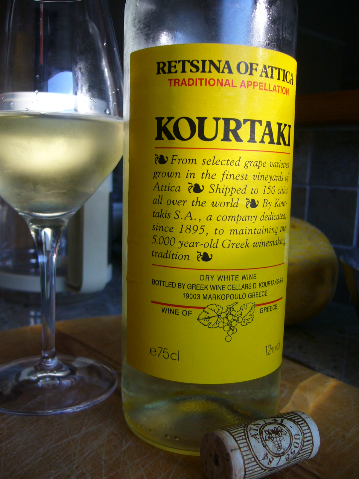 JC:s Vintankar: Retsina of Attica, Kourtaki