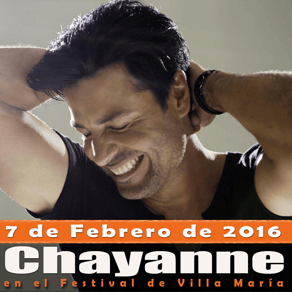 Chayanne: Chayanne: Hoy concierto en Villa María Córdoba Argentina