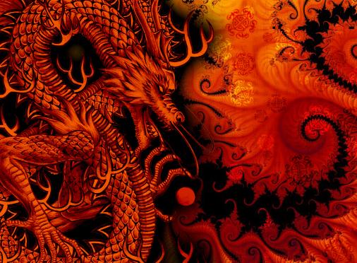 Dragon Wallpaper for Smartphone: 3D Latest yellow Dragon Wallpaper 2012