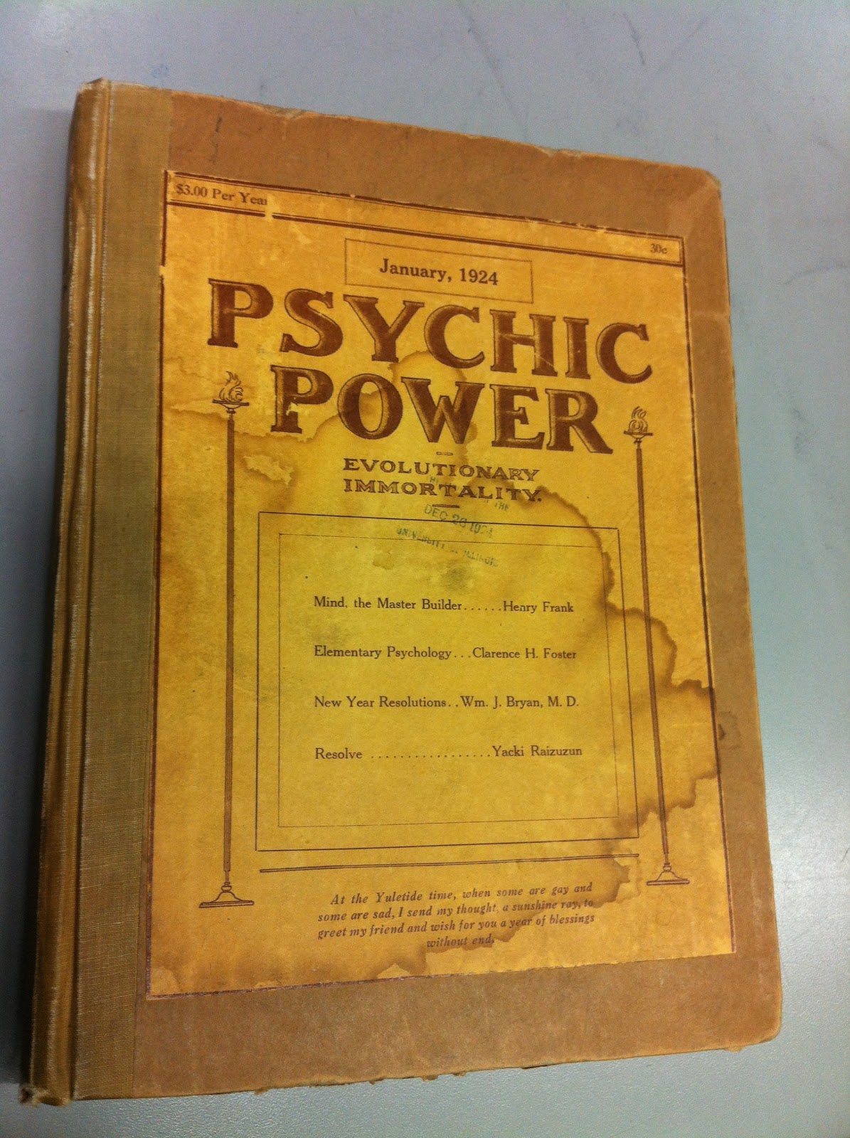 Occult Chicago: Psychic Power magazine