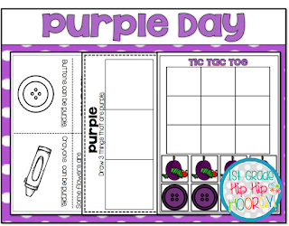 1st Grade Hip Hip Hooray!: Purple Day!!