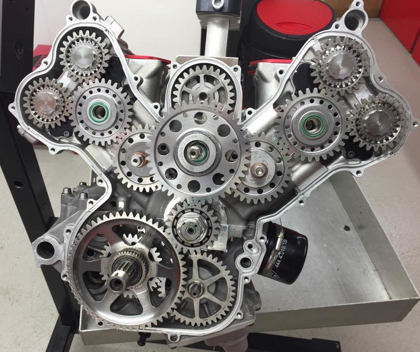 Just A Car Guy: Ducati came up with this set of timing gears for their ...