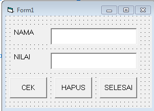 Aplikasi sederhana fungsi percabangan visual basic