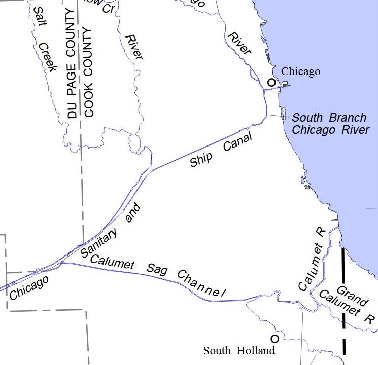 Industrial History: Large boats on the Chicago River