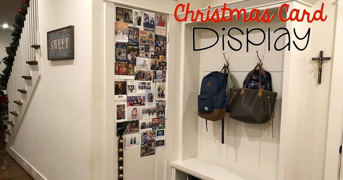 Easy Christmas Card Display | TheHappyTeacher