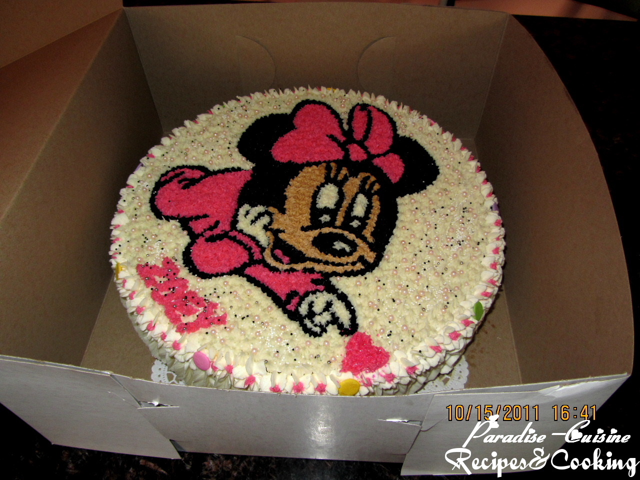 Paradise-Cuisine , Recipes &Cooking: Minnie Mouse Cake--Tort Minnie Mouse