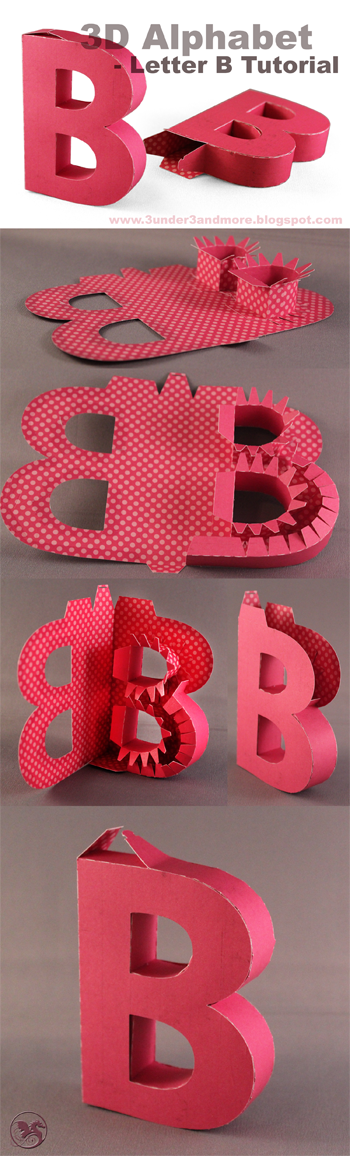 3d Letter B