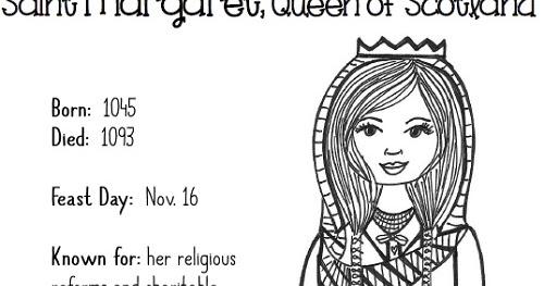 St Margaret Mary Coloring Page Coloring Pages