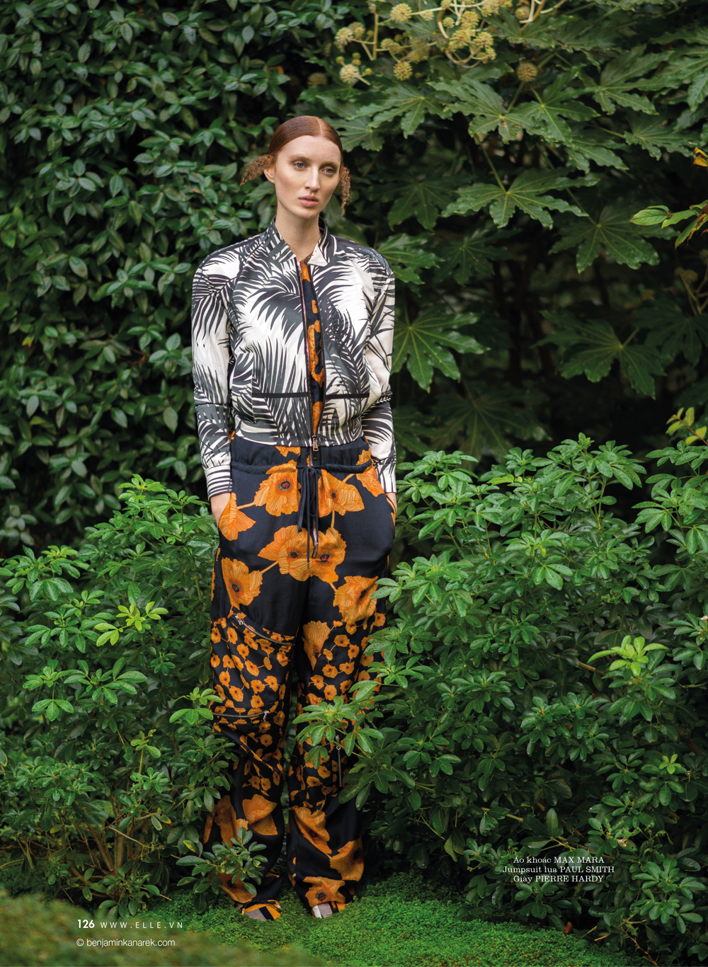 Hazel Townsend in Elle Vietnam February 2017 by Benjamin Kanarek