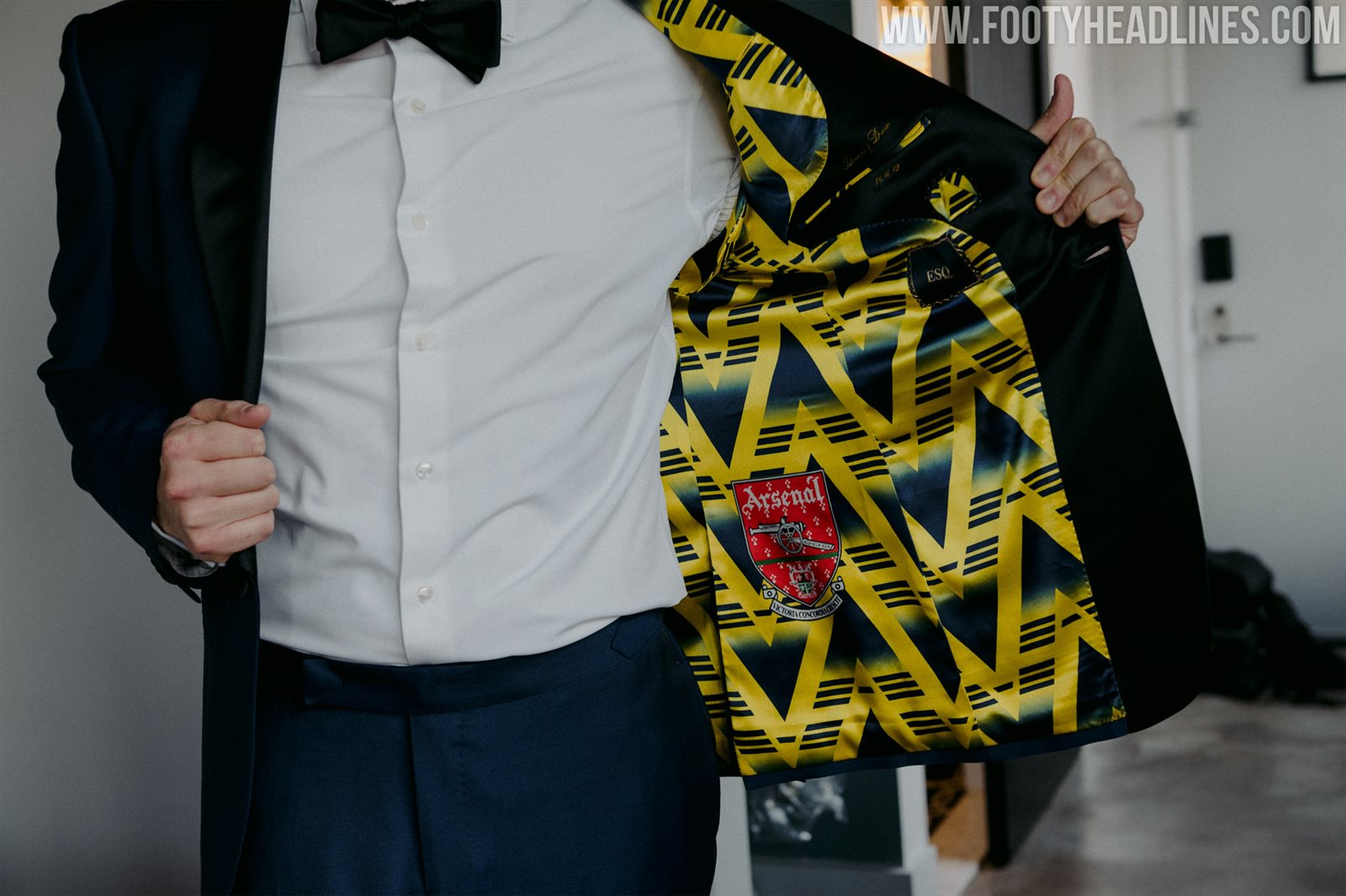 Arsenal Fan Goes Viral After Getting Married In 'Adidas Arsenal ...