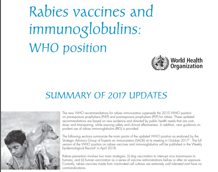 Free Medical Book Thailand #FMBT: WHO rabies guidelines 2018: Rabies ...