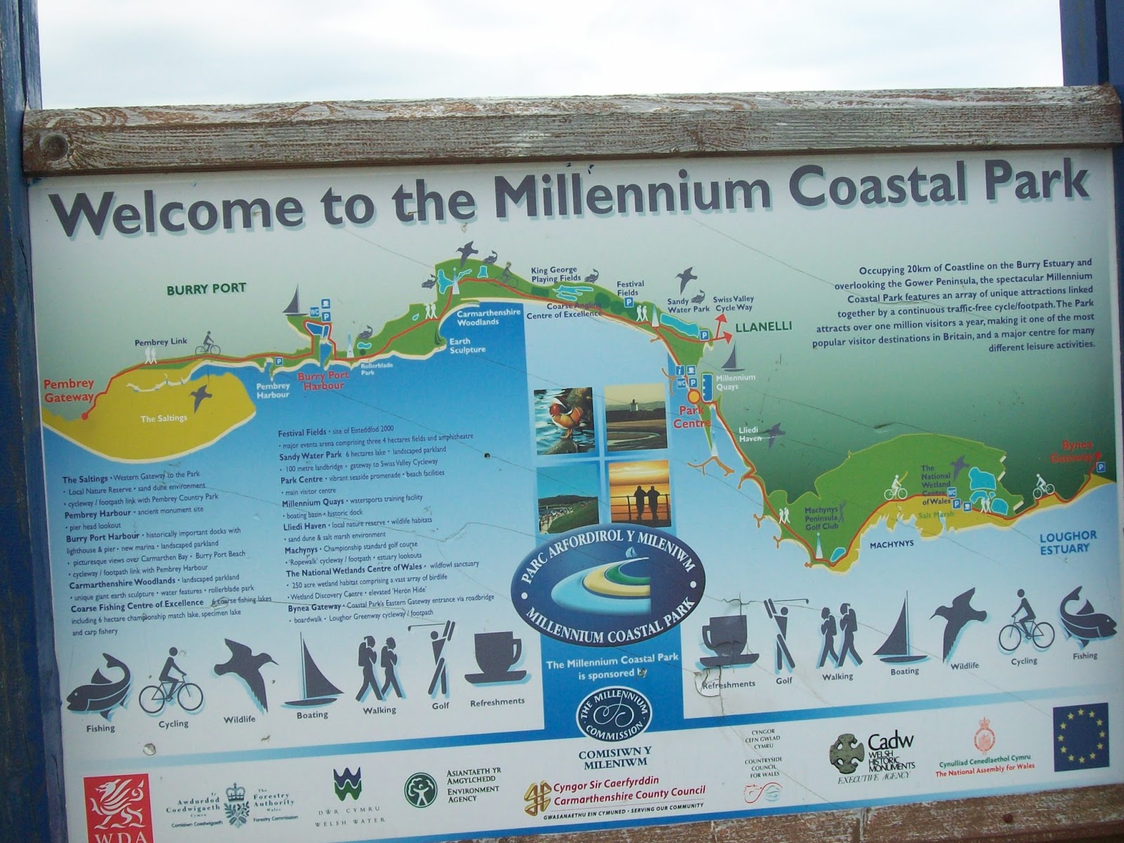 Random Bike Rides: Millenium Coast Path (Pembrey to North Dock and back)