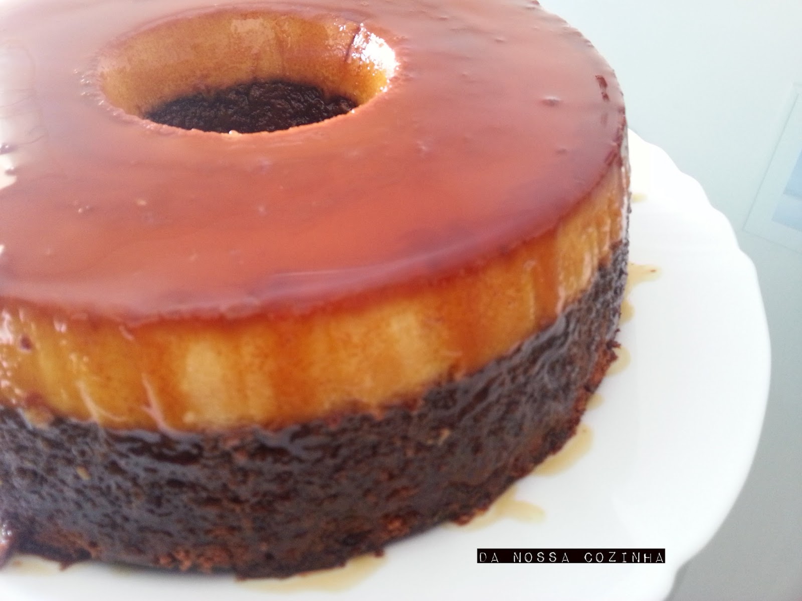 Da Nossa Cozinha : Bolo-Pudim de Chocolate e Laranja