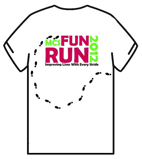 RUNNING WITH PASSION: First Look: MCS Fun Run 2012 T-Shirt Design