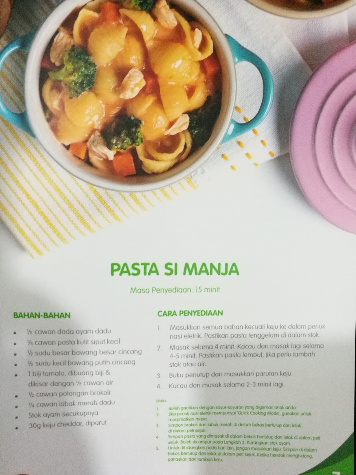 Resepi Dari Menu 6 Hari Untuk Si Manja Dugro®