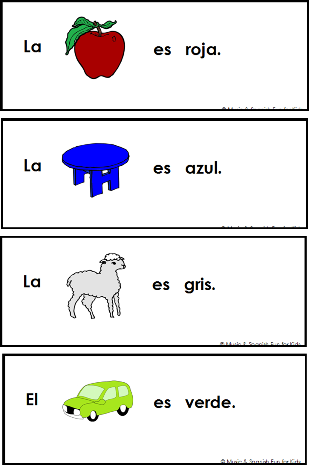 Music and Spanish Fun: Lectura con Pictogramas