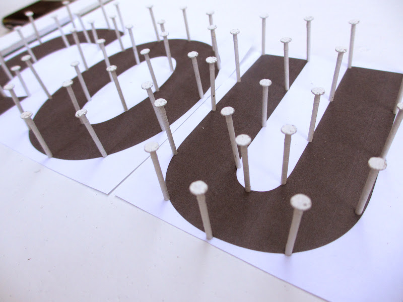 threadbare: DIY: String Wall Art