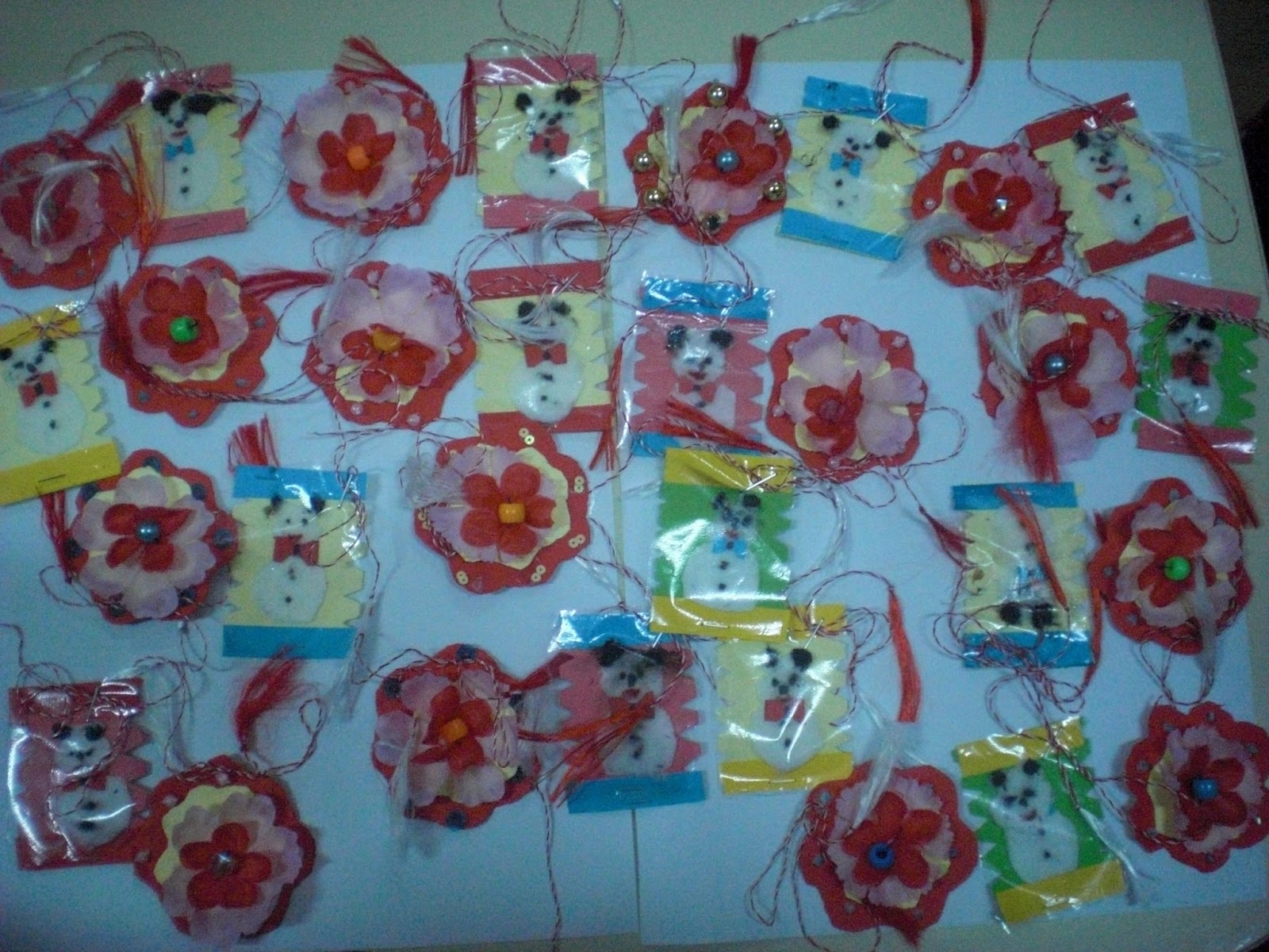 MODELE de MARTISOARE pentru copii :: Fise de lucru - gradinita si scoala