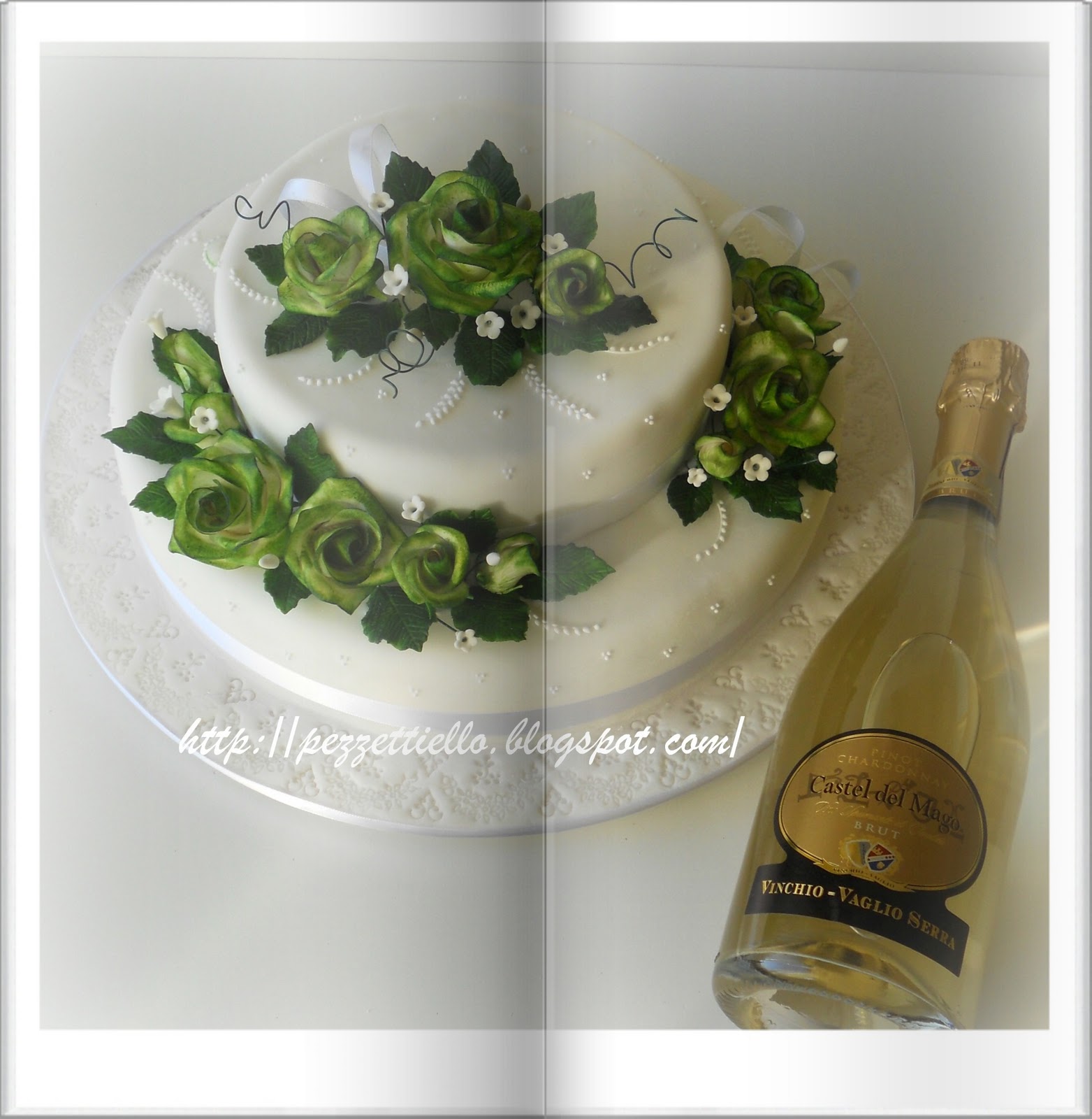 Verdi rose - Green Roses cake | Le Torte di Antonella Cacossa e non solo...