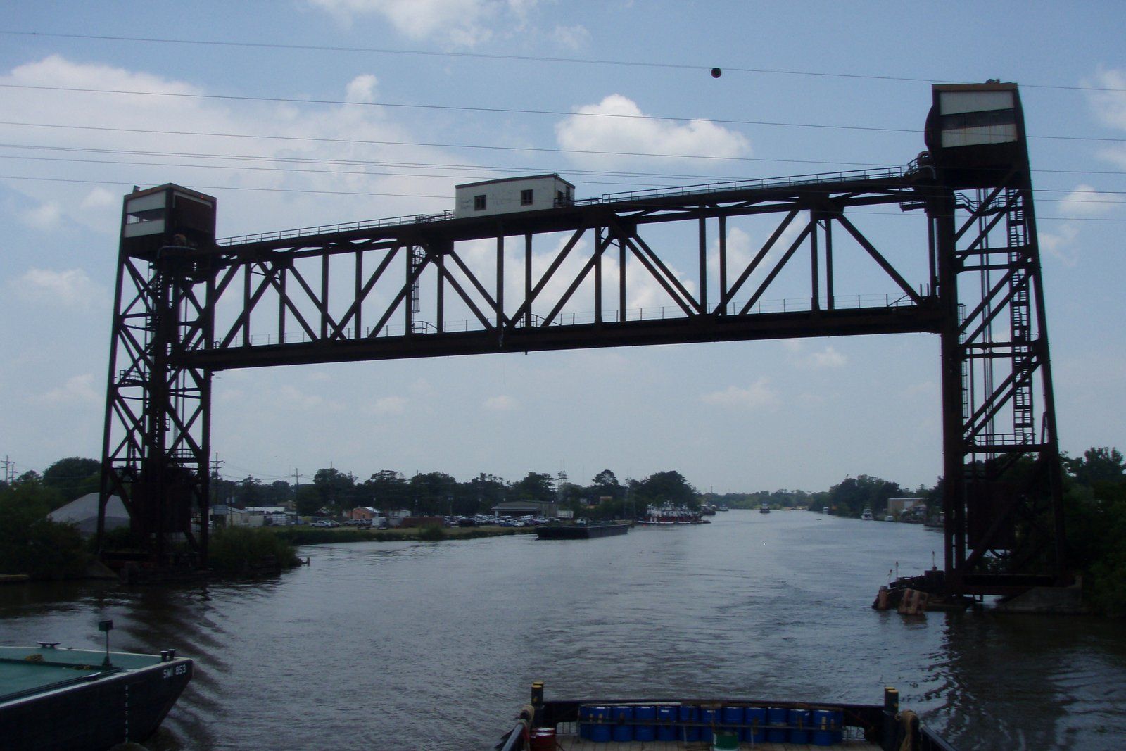 Industrial History: Moving a UP/SP Lift Bridge from Houma, LA to ...