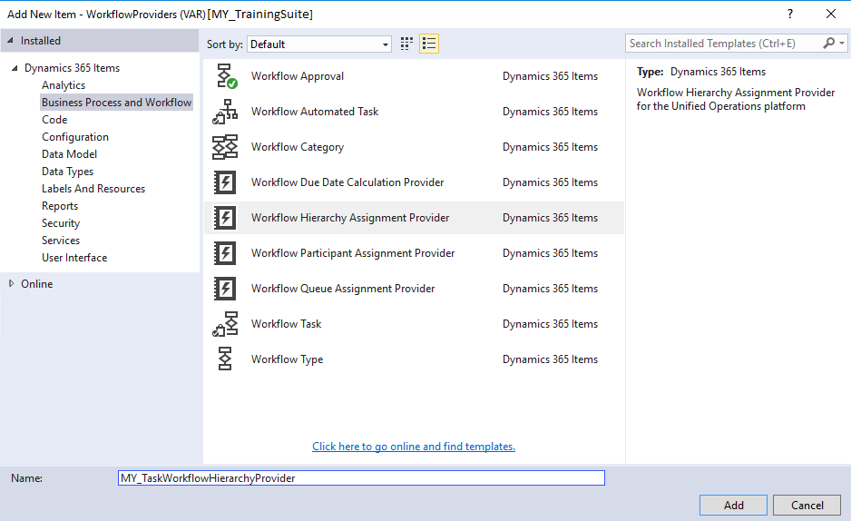 Microsoft Dynamics AX: D365/AX7 – How to create custom workflow ...