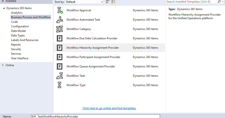 Microsoft Dynamics AX: D365/AX7 – How to create custom workflow hierarchy assignment provider