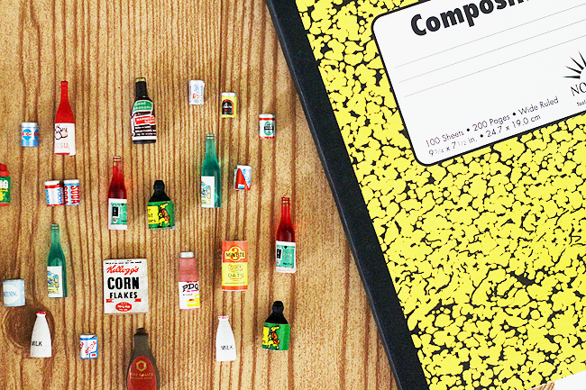 Creator's Collections: Tiny Thrifted Miniatures Collection. Toy Food ...