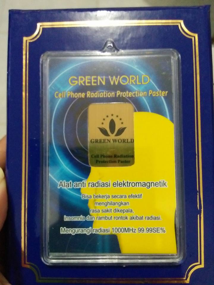 Obat Asma: Green World Cell Phone Radiation Protection Paster