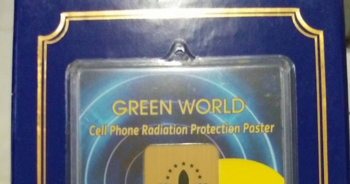 Obat Asma: Green World Cell Phone Radiation Protection Paster
