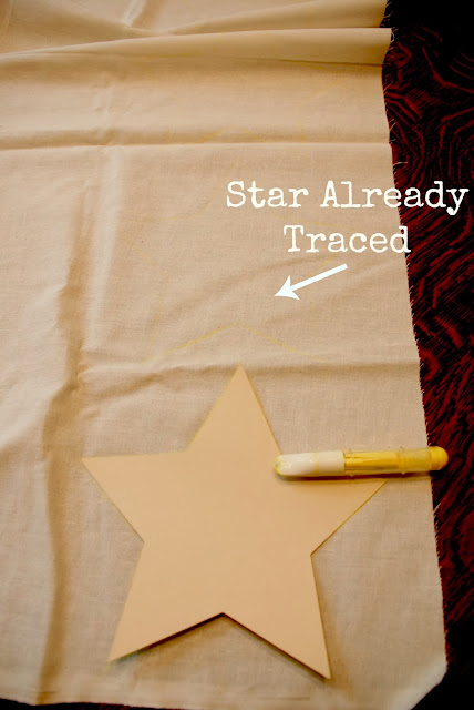 Snippets Of Creations: Muslin Star Ornament