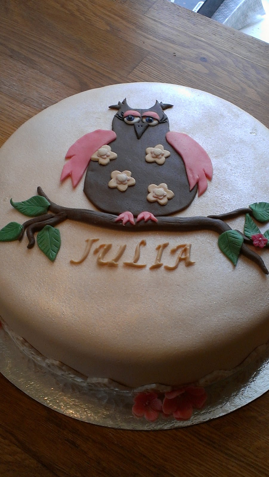 Sandras tårtor: Grattis Julia