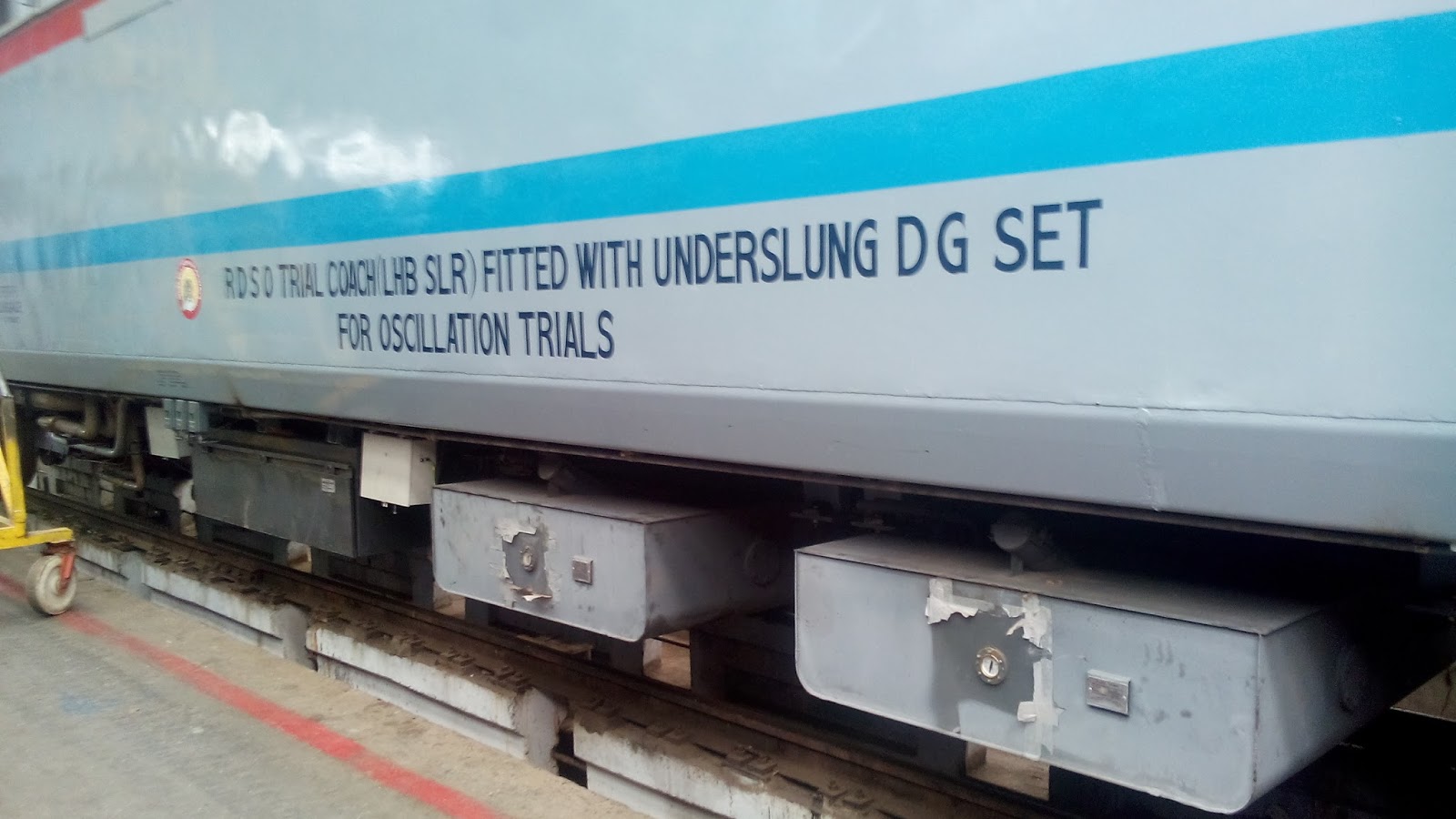 Rail Maniac: NEW GENERATOR CAR BY RDSO FOR LHB NAC (images)