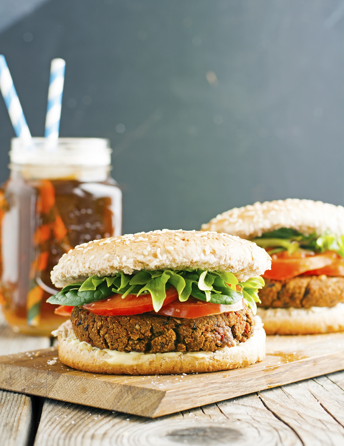 The Iron You: Black Bean Veggie Burgers