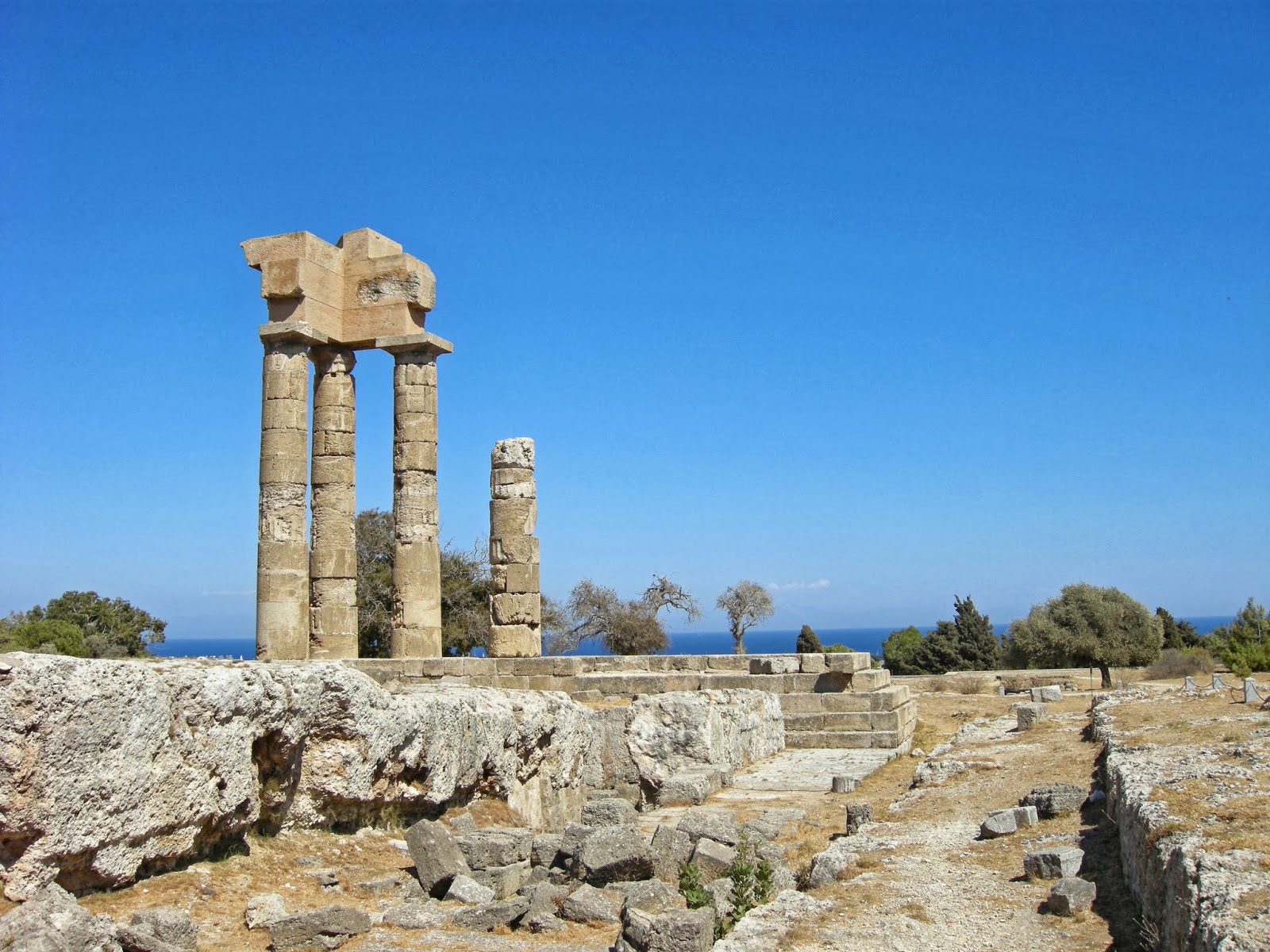 BIKE CLASSICAL: Rhodes: Temple of Pythian Apollo