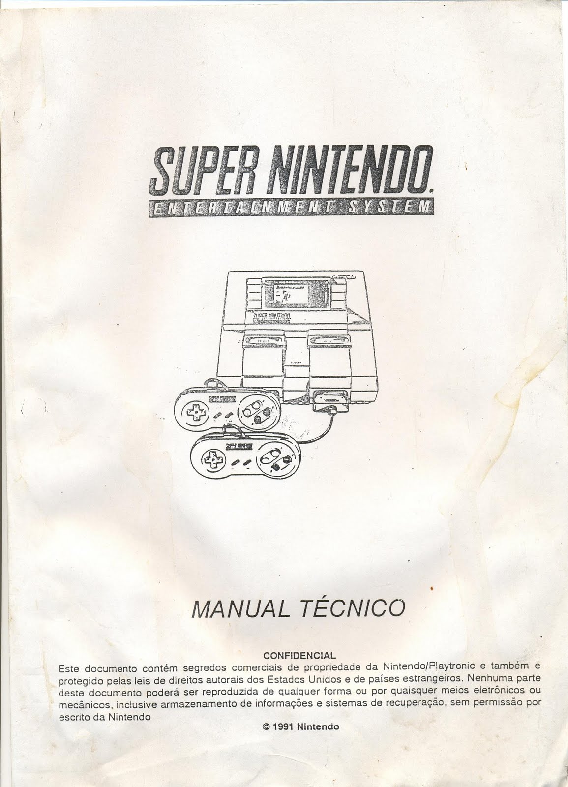 Eletronica e Jogos: Manual Técnico Super NES
