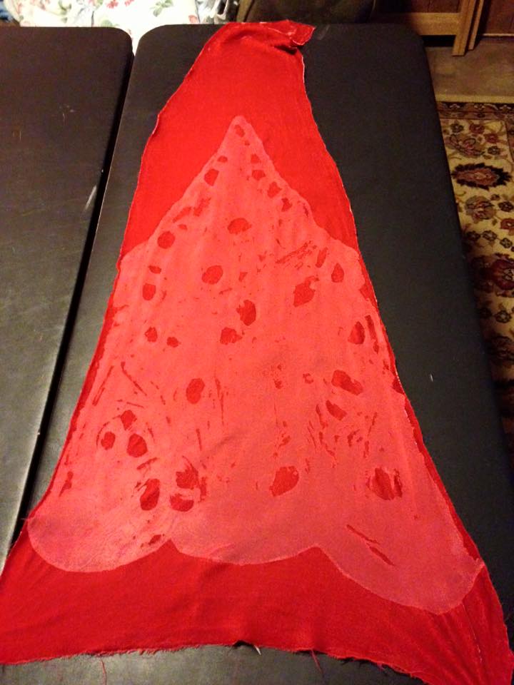 The Casual Costumer: Fiber Etching Silk Velvet (Devore Technique)