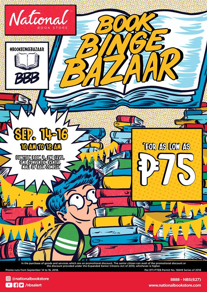 Manila Shopper National Book Store Book Binge Bazaar Sept 2018 manila-shopper-national-book-store-book-binge-bazaar-sept-2018