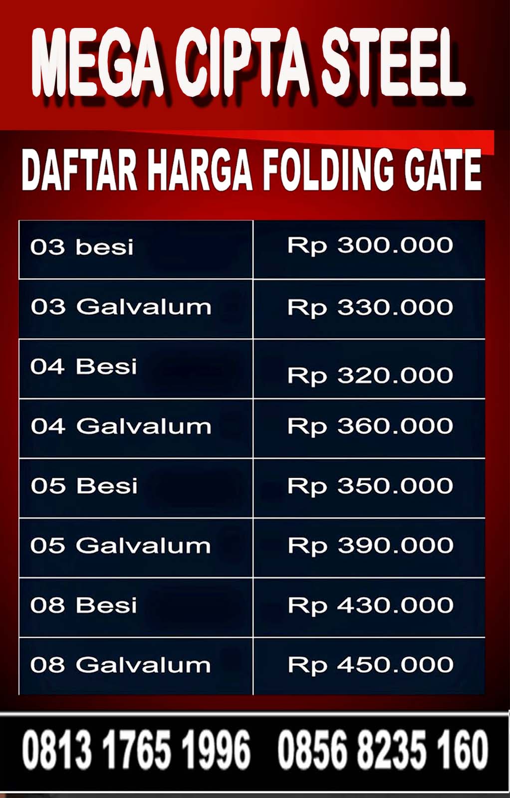 Jual Murah Folding Gate, Roling Door : Jembatan Besi, Jembatan Lima ...